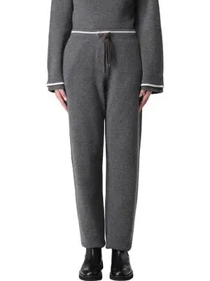Brunello Cucinelli Wide Leg Trousers Grey