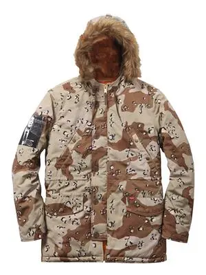 Supreme Cotton Ripstop N-3b Parka - Brown