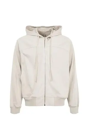 Rick Owens Zip-up Hoodie - White