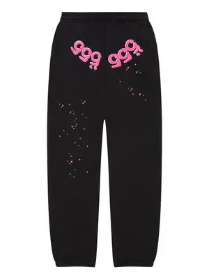 SP5DER Angel Number Sweatpant - Black