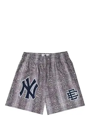 ERIC EMANUEL Ee Basic New York Yankees Snakes Short - Grey