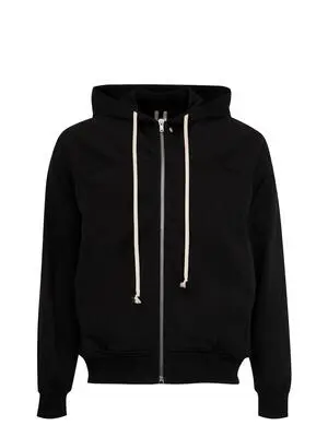 Rick Owens Zip-up Hoodie - Black