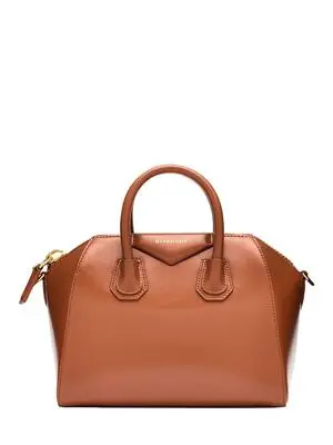 Givenchy Antigona Mini Top Handle Bag Ltbrwn