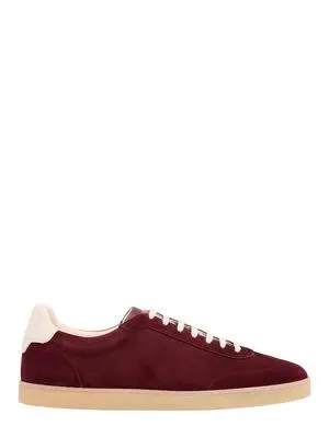 Brunello Cucinelli Suede T-Toe Low-Top Sneakers Csb57 8834 4292