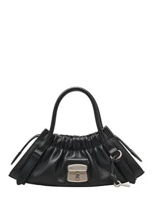 Marc Jacobs Small Leather Satchel Bag - Black