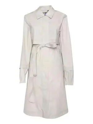 K-WAY Cotton-poplin Belted Trench Coat - Neutrals