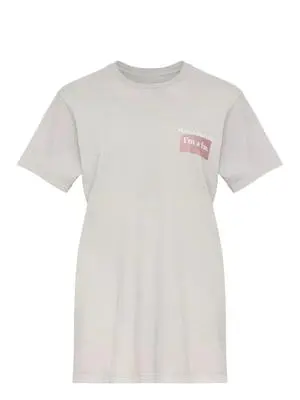 MAISON MARGIELA Slogan-print T-shirt - Neutrals