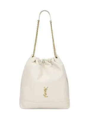 Saint Laurent Large Jamie Pochon Bag - Crema Soft
