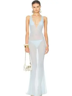 SHANI SHEMER Lilibeth Maxi Dress - Baby Blue