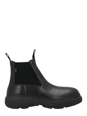 Burberry Leather Ankle Boots - Black