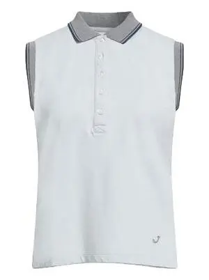 JACOB COHЁN Sleeveless Polo Shirt - Grey