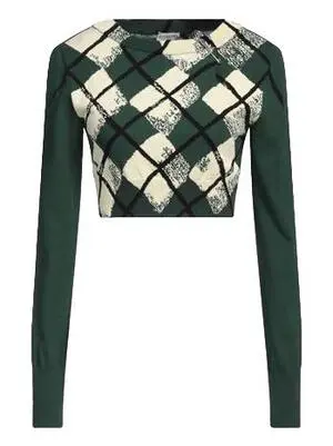 BURBERRY Jacquard-Knit Cotton Sweater