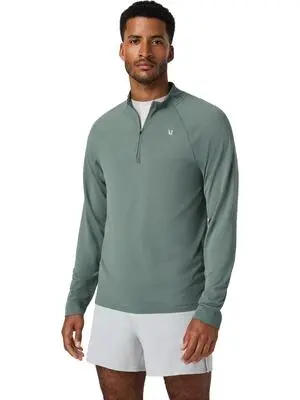 Vuori Clearview Seamless Quarter Zip Marsh
