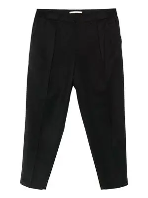 BRIGLIA 1949 Pleated Front Trousers - Black