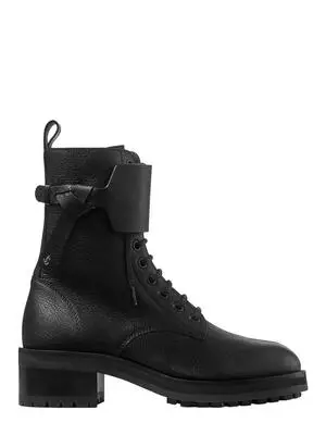 JIMMY CHOO Rosabel Lace-up Combat Boots - Black