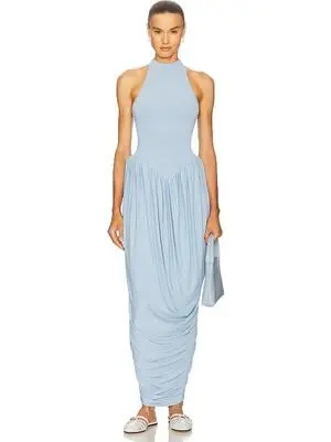 HELSA The Duchess Jersey Dress - Summer Sky