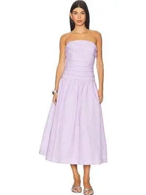 Rachel Gilbert Sophia Strapless Dress - Lilac