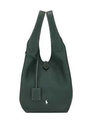 RALPH LAUREN Shiny Pebble Medium Tote