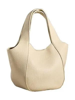 Anthropologie The Sonia Mini Slouchy Tote Bag - Cream