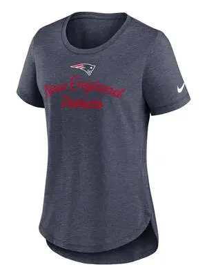 Nike New England Patriots Script Nfl T-shirt - Blue
