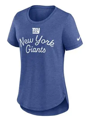 Nike New York Giants Script Nfl T-shirt - Blue