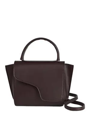 ATP ATELIER Montalcino Leather Mini Handbag - Walnut