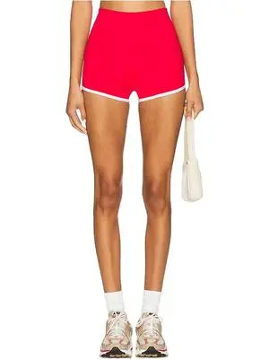 WELLBEING + BEINGWELL Movewell Alba 3-inch Short - Red