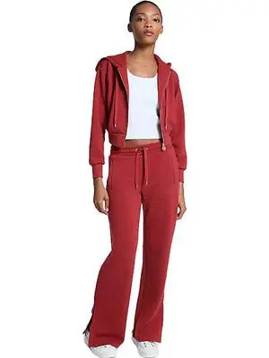 Michael Kors Logo Jacquard Knit Pants Red