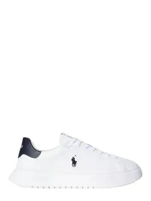 Polo Ralph Lauren Leather Low-top Sneakers - White