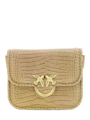 Pinko Mini Love Bag Box Shoulder Bag - Neutrals