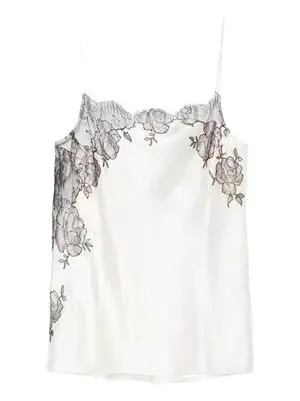 Carine Gilson Silk Camisole - Neutrals