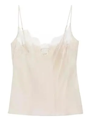 Carine Gilson Silk Camisole - Neutrals