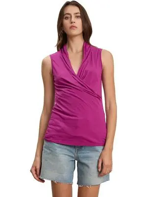 Velvet By Graham & Spencer Adelise Wrap Tank - Natural
