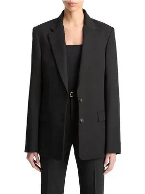 Vince Oversized Blazer - Black
