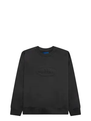 AWAKE NY Embossed Logo Crew-neck Sweatshirt - Black