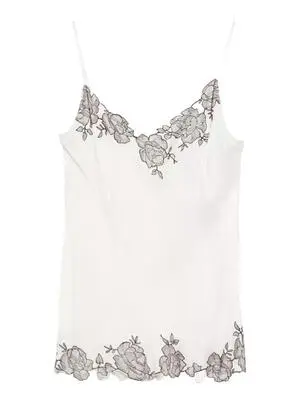 Carine Gilson Silk Camisole - Neutrals
