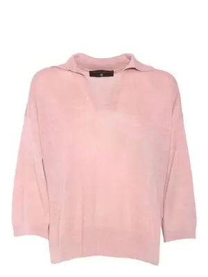 FILIPPO DE LAURENTIIS V-neck Sweater - Pink