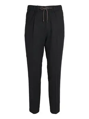 Herno Silk-cashmere Cargo Trousers - Black