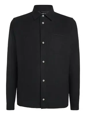 Herno Water-repellent Cashmere-silk Overshirt - Black