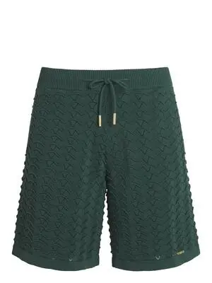 CHE Ripple Knitted Shorts - Green