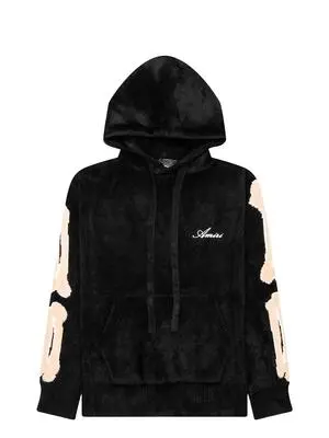 Amiri Bones Sleeves Hoodie - Black