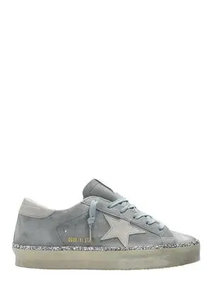 GOLDEN GOOSE Hi Star 'glitter Foxing Quarry - Grey
