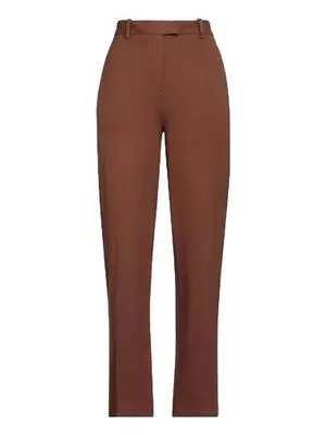 CIRCOLO 1901 Wide-leg Piqué Pants - Brown