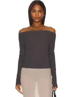 GEEL Walter Off-the-shoulder Top - Graphite