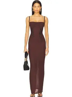NOOKIE Allegra Maxi Dress - Cocoa