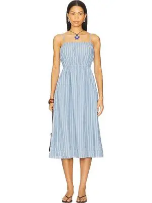Michael Stars Glenda Strappy Maxi Dress - Breeze Combo