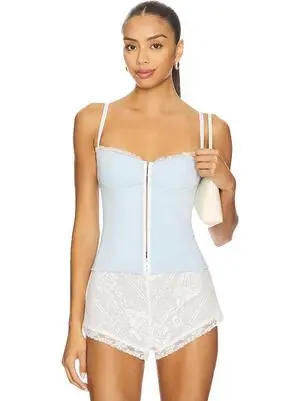 BELLA VENICE X Caroline Corset Top - Baby Blue