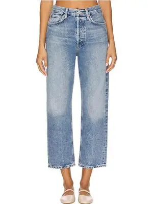 AGOLDE 90s Mid Rise Loose Straight Crop Jeans - Vault