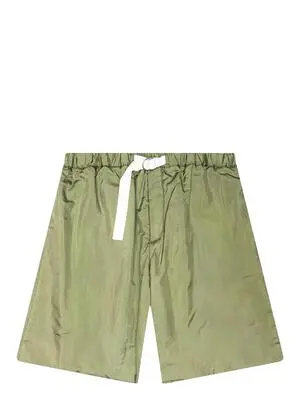 JIL SANDER Belted Pocket Shorts - Green