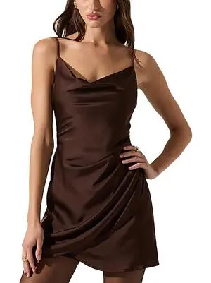 Astr The Label Jenness Dress - Brown